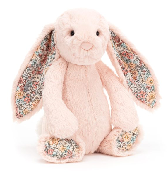 Jellycat - Medium Bashful Bunny: Blossom Blush – Hugs & Love